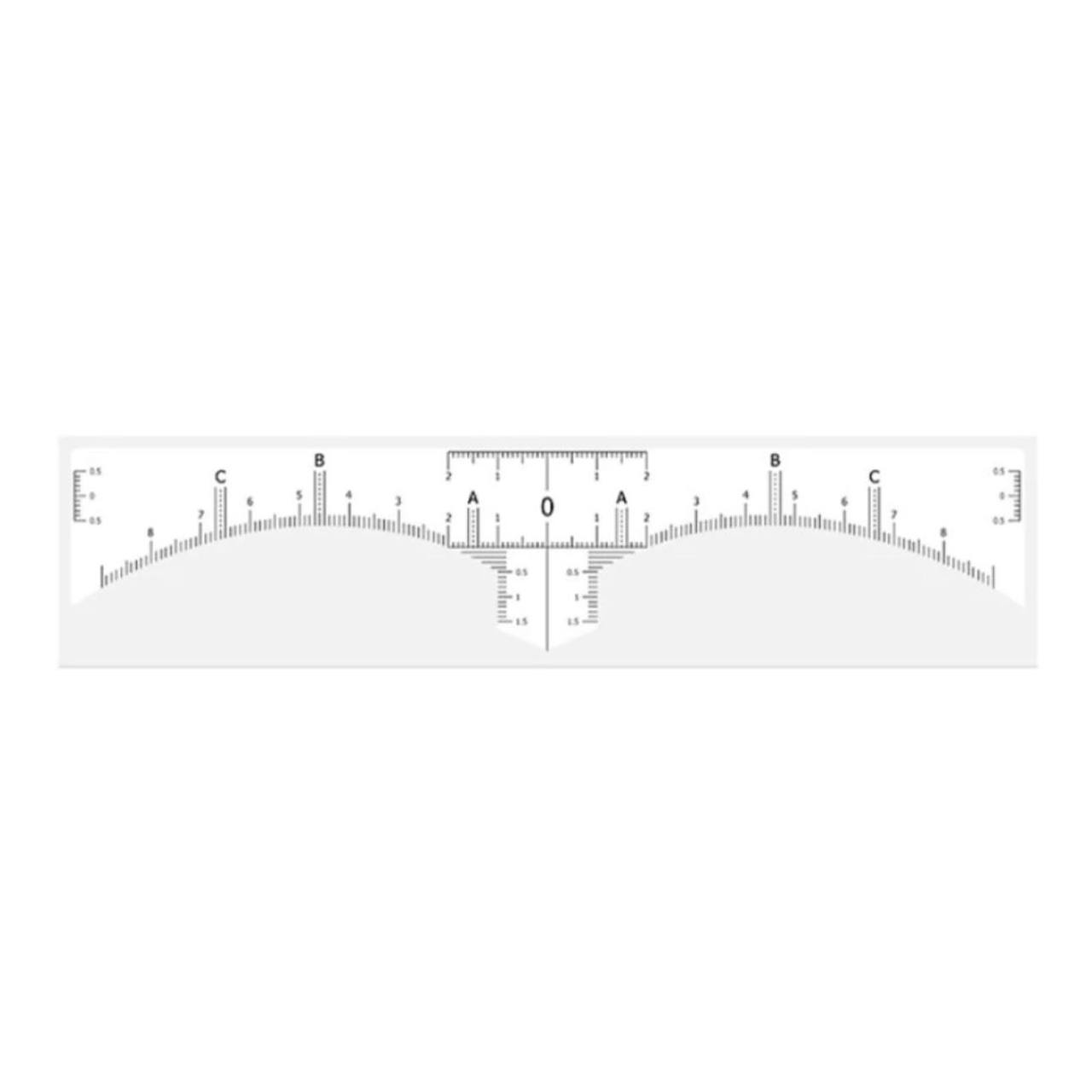 PMU Disposable Brow Ruler - PMU Supplies – Mithra Tattoo Supplies