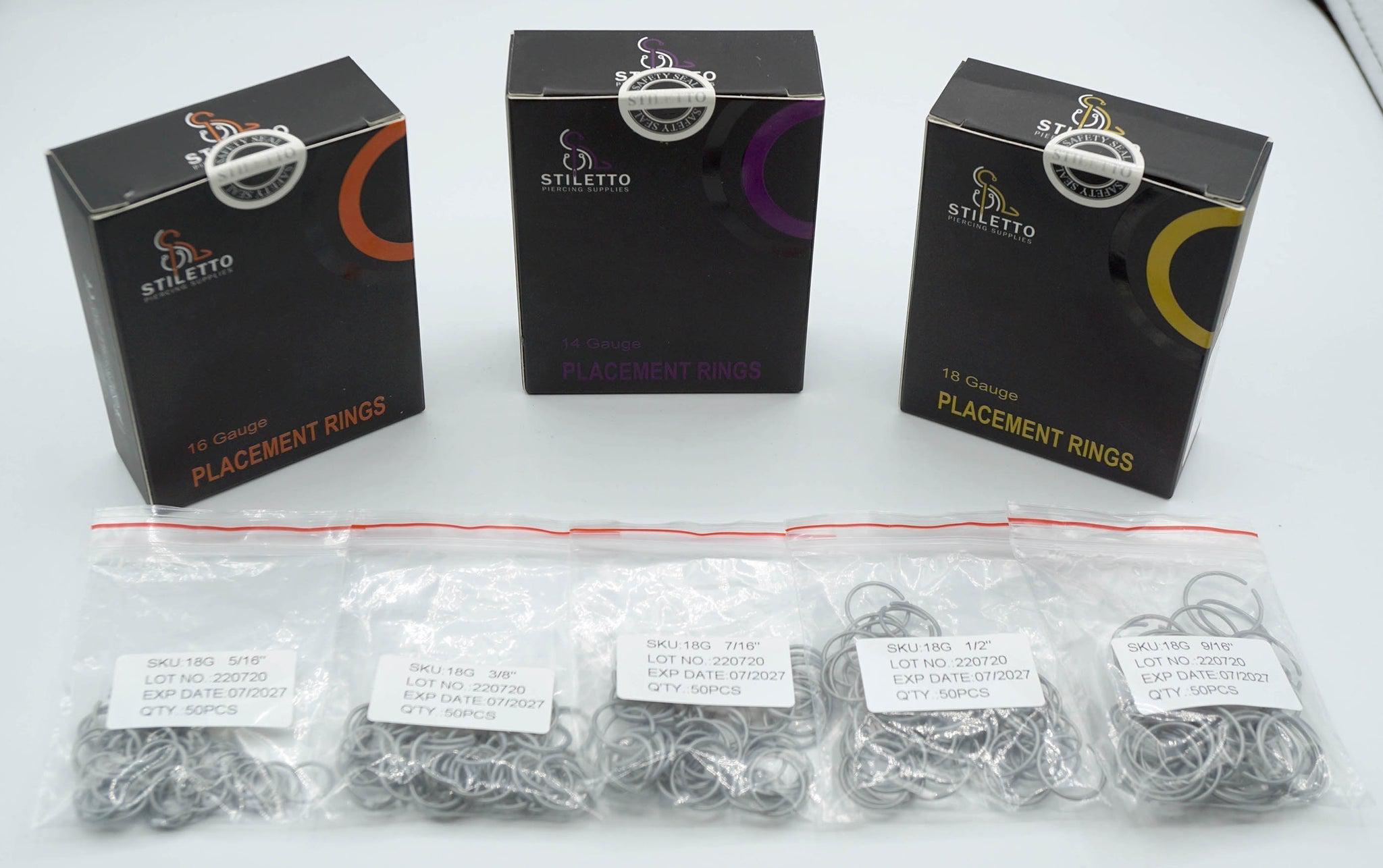 Stiletto Disposable Placement Ring - Piercing Supplies – Mithra Tattoo ...